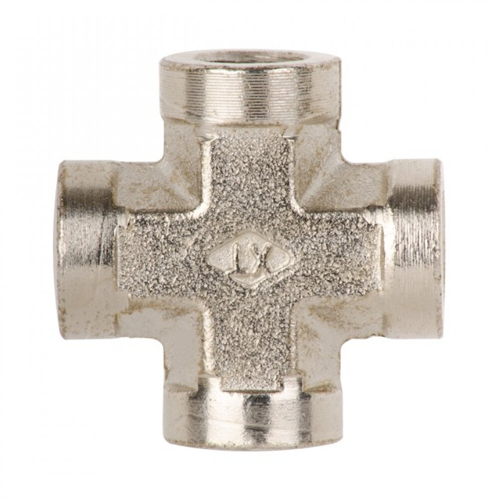 Соединение крестовое с внутренней резьбой 1/4" INTERTOOL PT-1864