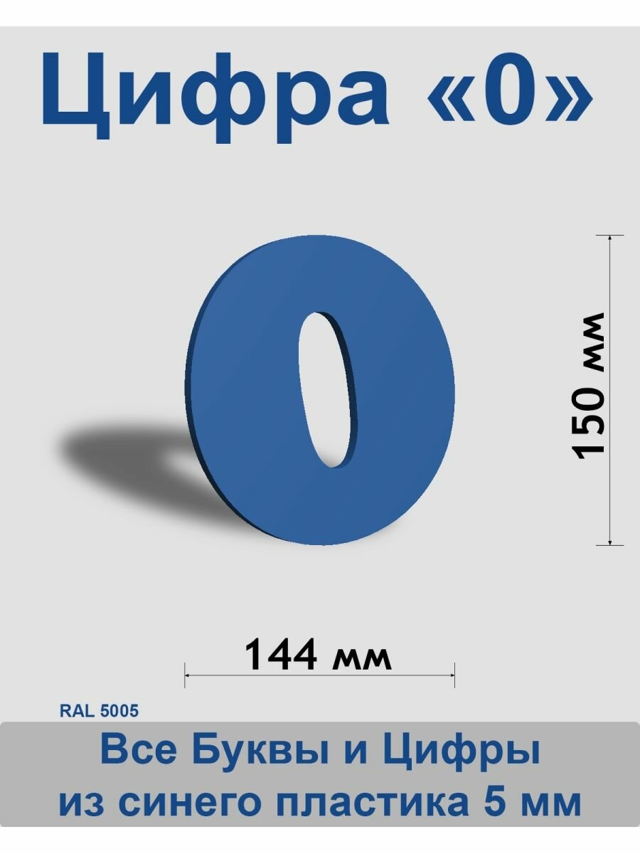 Вывеска, цифра 0