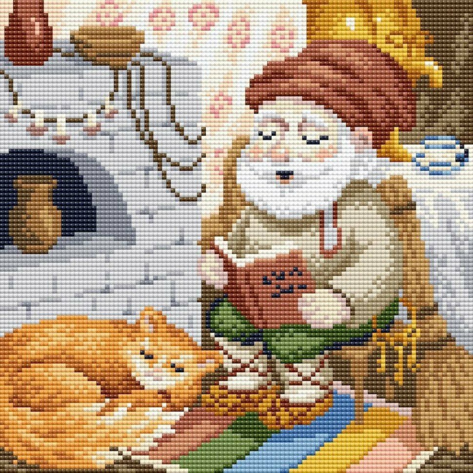 Набор Brilliart #МС-104 Хозяин дома, Алмазная Мозаика, 27 x 27 см