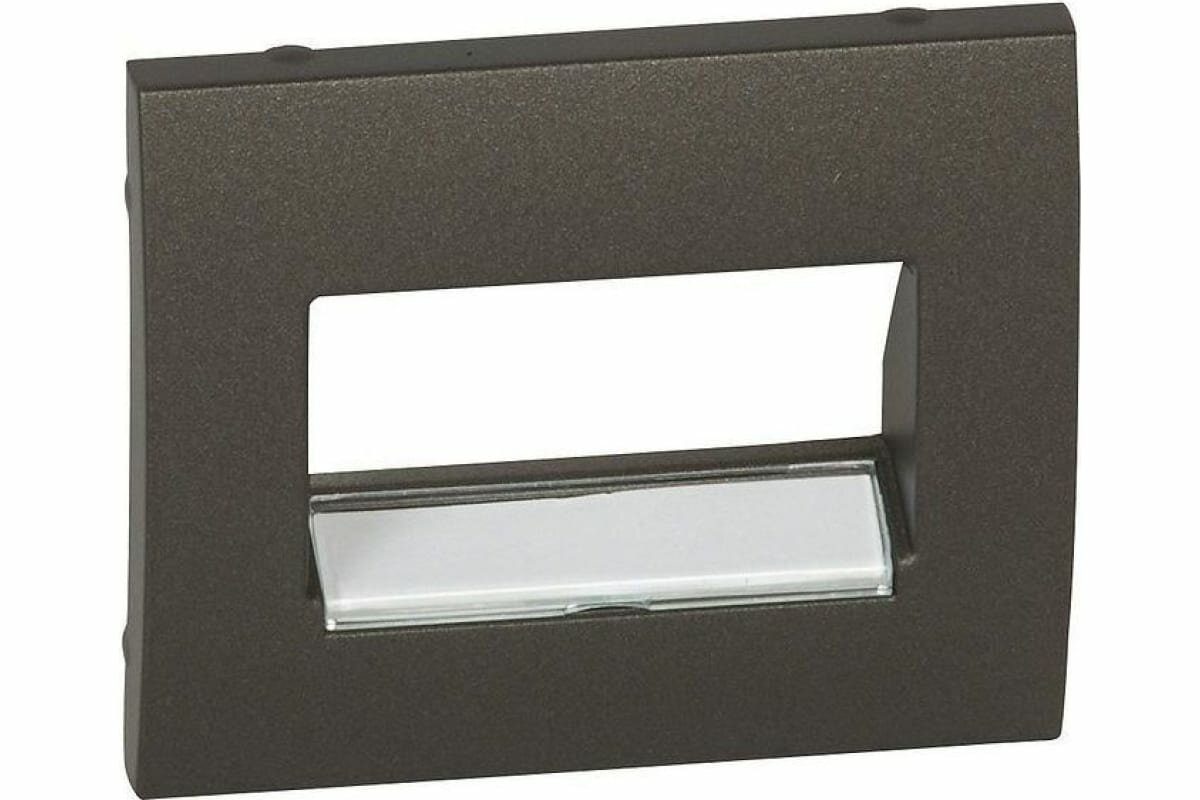 Накладка 2-ой ТЛФ/комп Legrand Galea Life 771275, цвет темная бронза, скрытый монтаж