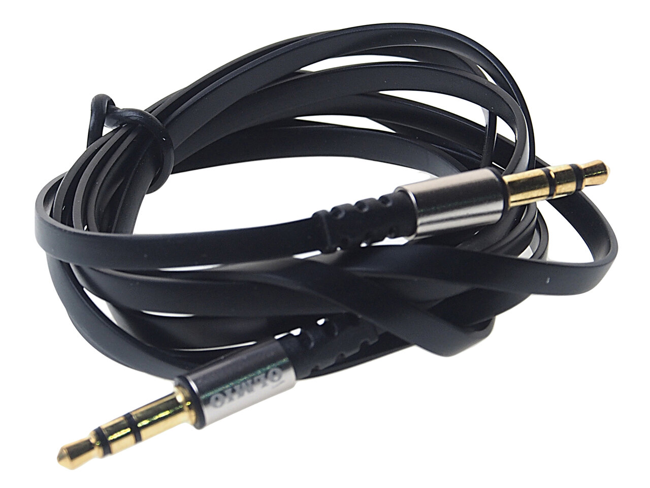 Кабель jack 3.5 1.2м черный OLMIO