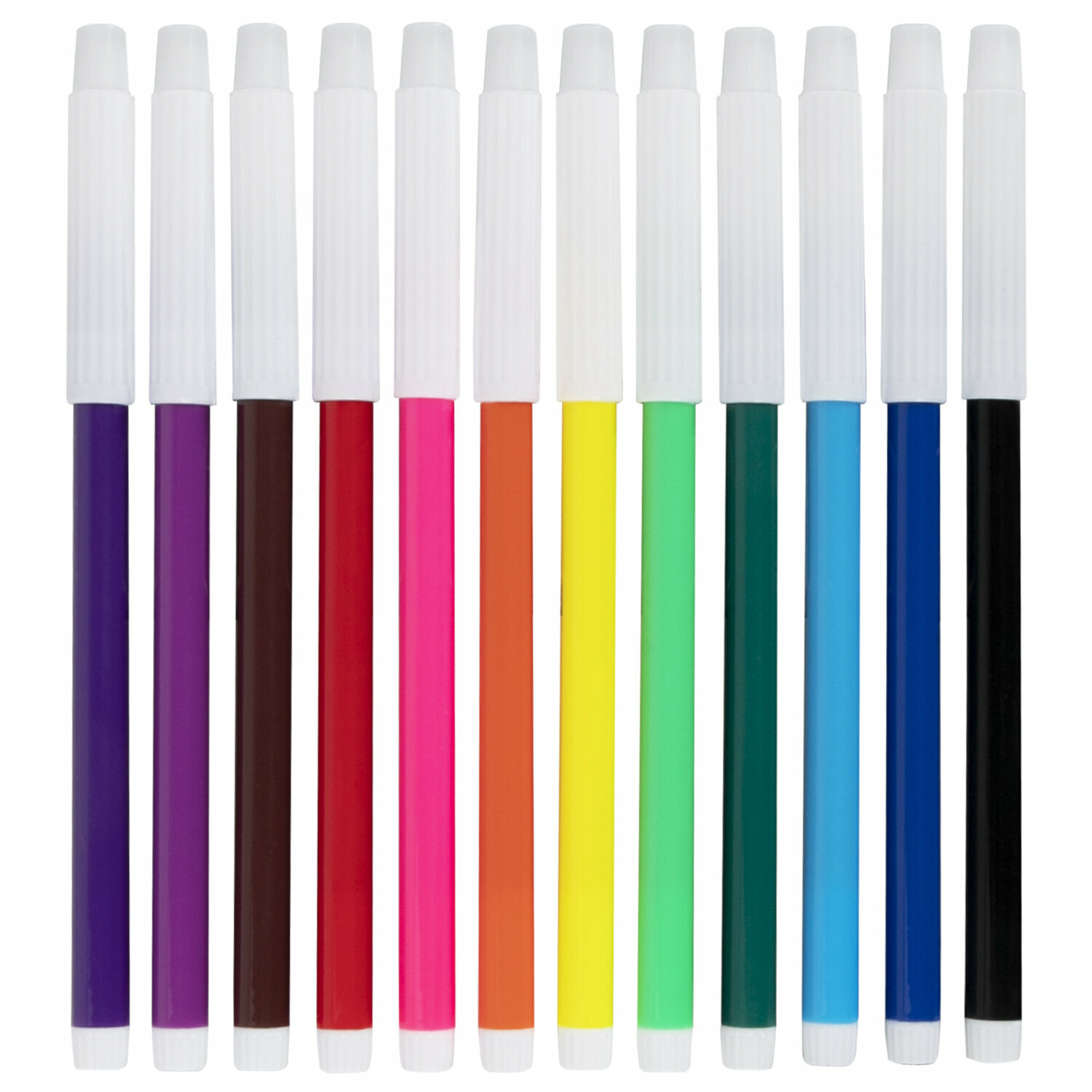 Упаковка 12 шт. Фломастеры пифагор "веселые питомцы", 12 цветов, невентилируемый колпачок, 152452