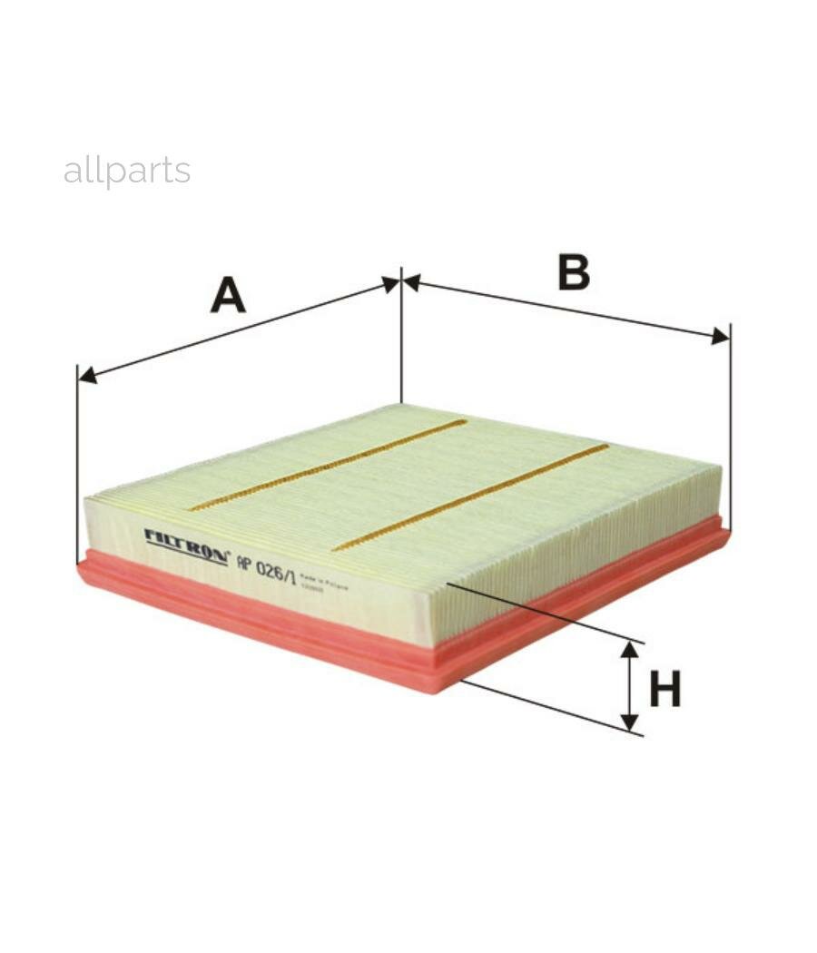 FILTRON AP 026/1 Фильтр воздушный BMW F20/F30 1.4-2.0 11-