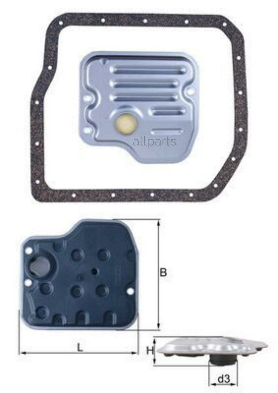 MAHLE HX237D Фильтр АКПП TOYOTA CAMRY ACV40 с прокладкой