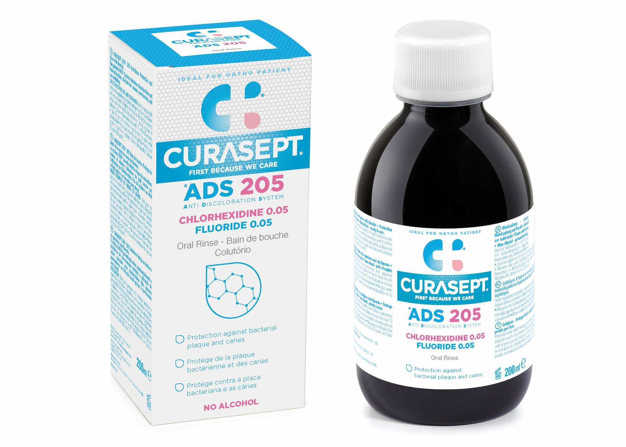 Curasept Curasept ADS 205 Ополаскиватель р-р д/мест. прим. фл, 200 мл