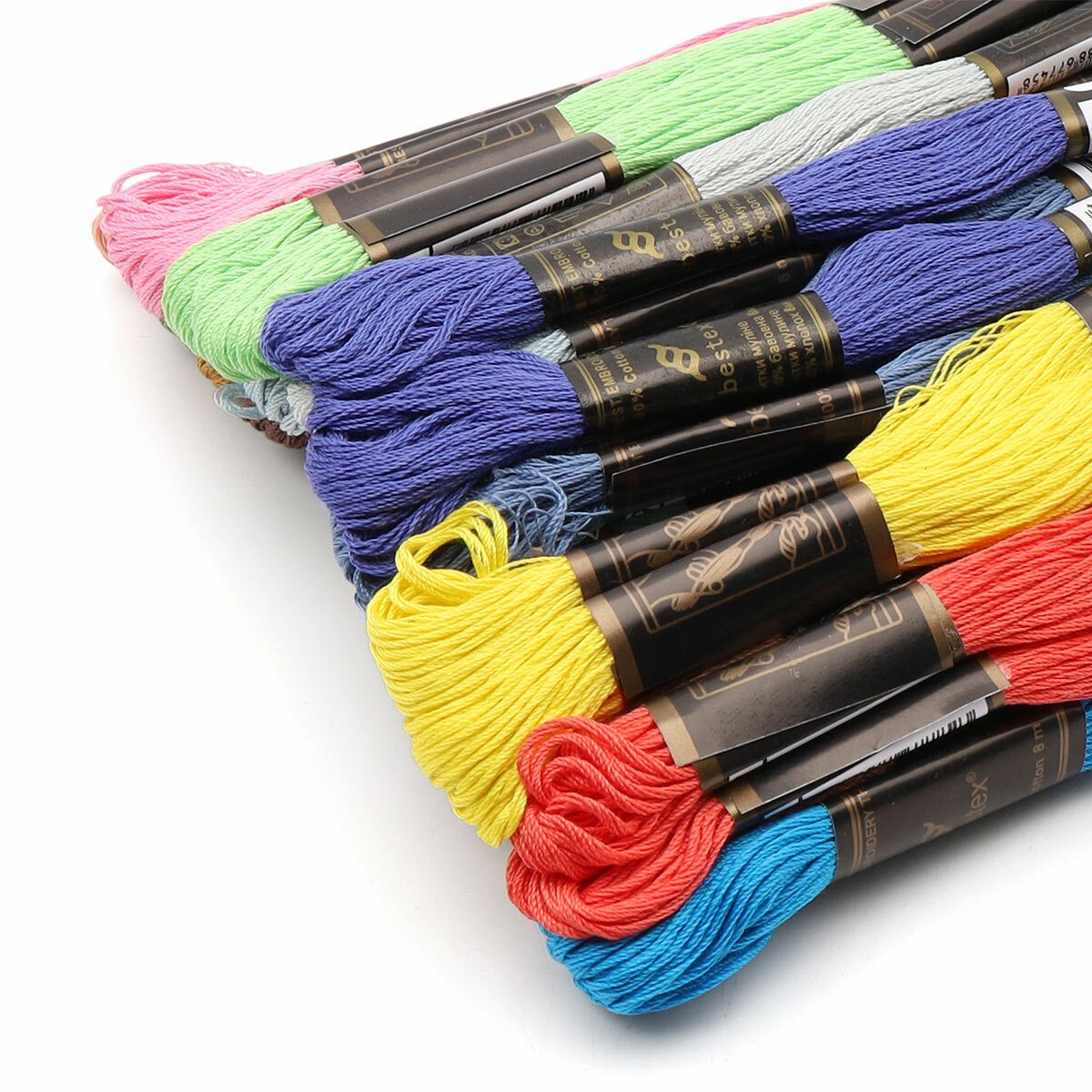 Мулине набор 'Вышивальная палитра', 50 шт по 8 м, 25 цветов, Bestex