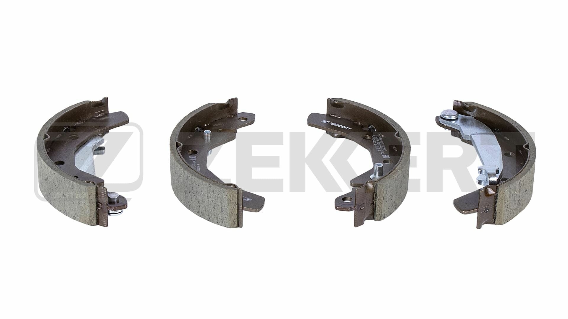 Колодки тормозные задние для Daewoo Matiz M100, M150 (с 1998 г), Chevrolet Matiz M200-M250 (с 2005 г), Spark M200, M300 (с 2005 г) барабанные арт bk-4027