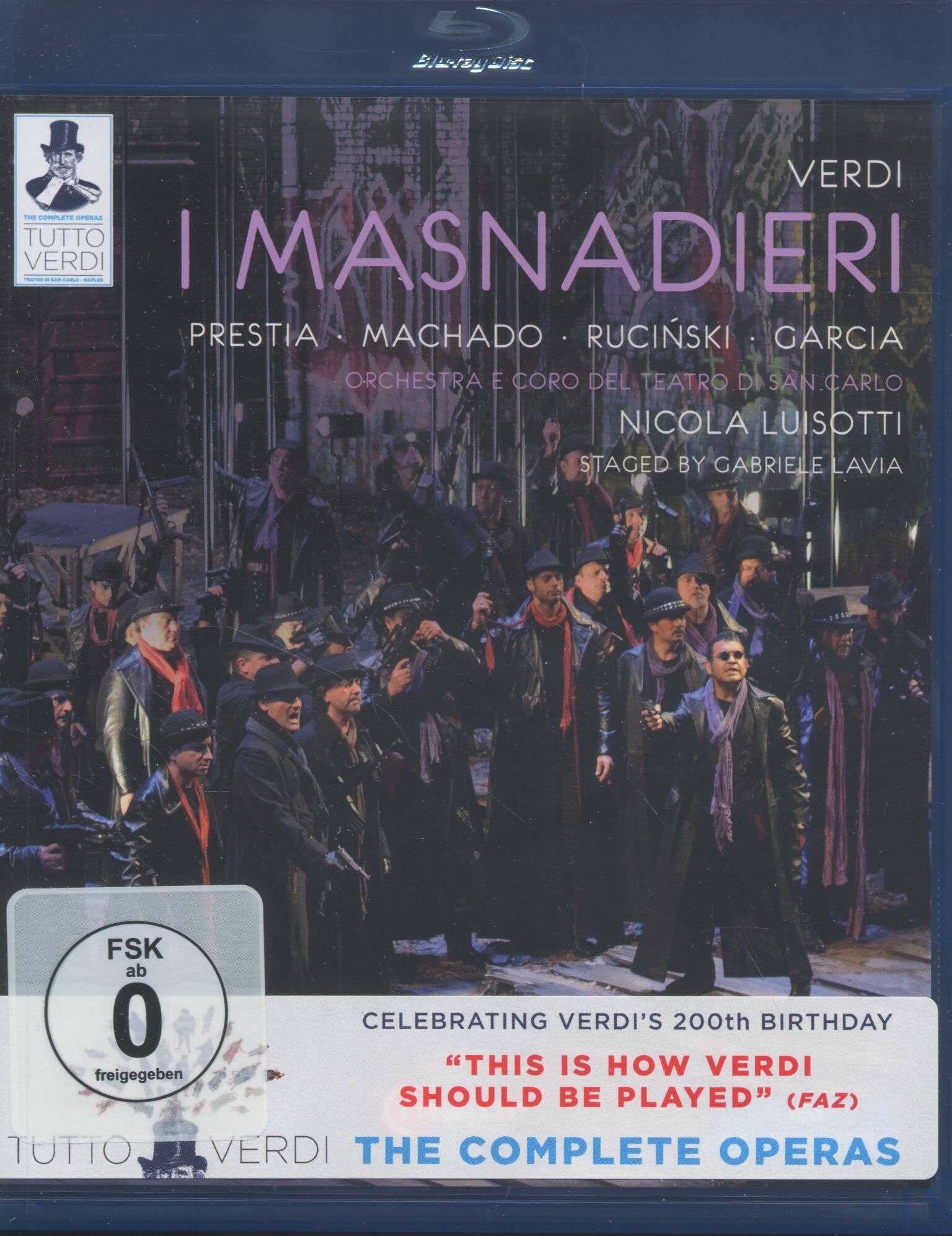 Диск Giuseppe Verdi (1813-1901) - Tutto Verdi Vol.11: I Masnadieri (Blu-ray) (1 BR)