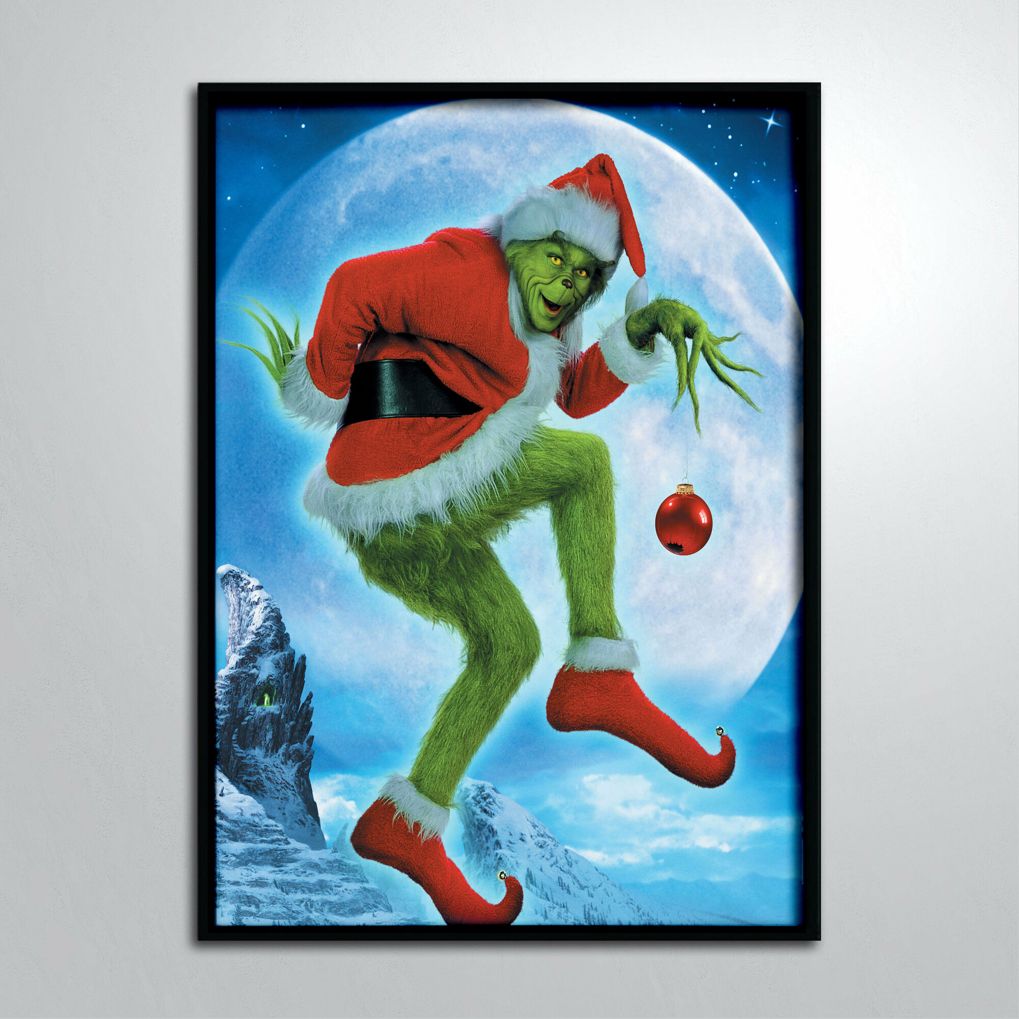 Постер без рамы/Гринч — похититель Рождества Джим Керри How the Grinch Stole Christmas