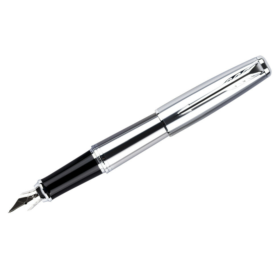 Ручка перьевая Parker "Urban Metro Metallic CT" синяя, 0,8мм, подарочная упаковка, 349350