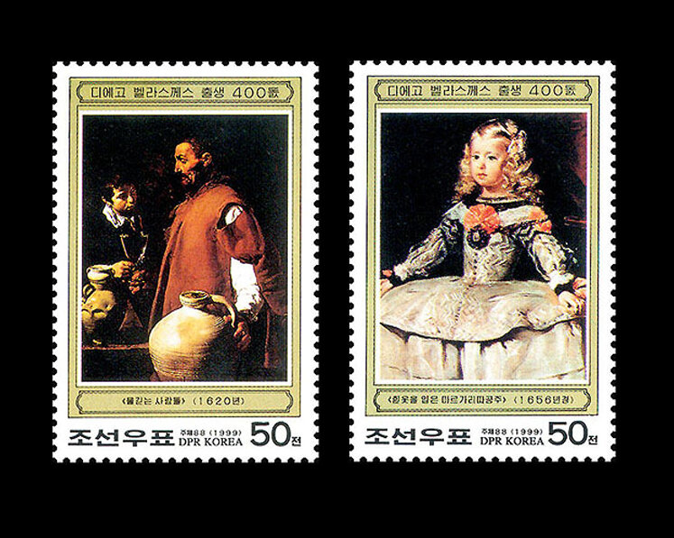 Почтовые марки Северная Корея 1999г. "400 лет со дня рождения Диего Веласкеса" Искусство MNH