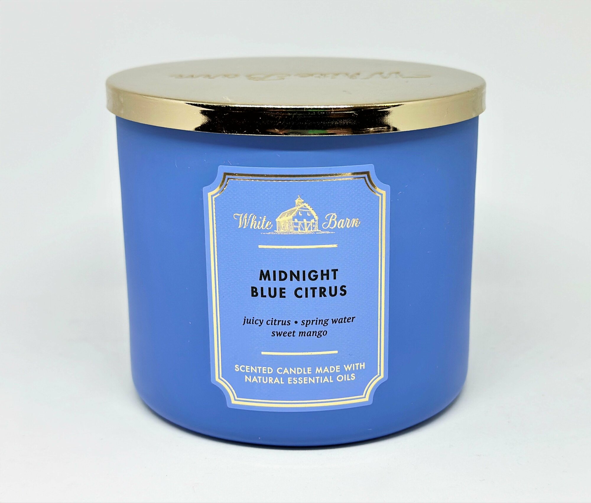 Bath and Body Works свеча ароматическая с 3-мя фитилями Midnight Blue Citrus