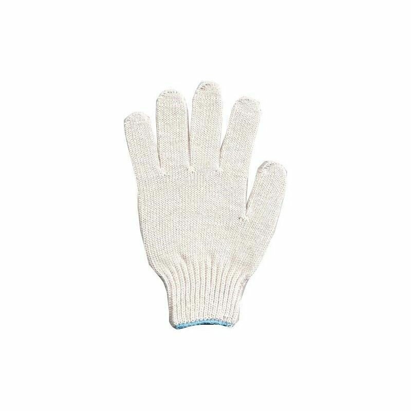Перчатки рабочие ХБ 5 нитей 10 класс без напыления (Комплект 10 пар)