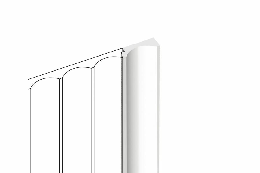 Финишный молдинг HiWood LF139B Long NP (34*12*3000мм)