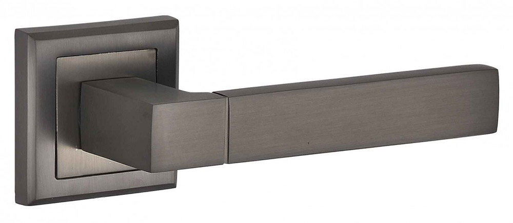 Ручки дверные Bussare STRICTO A-67-30 графит, на квадратной розетке
