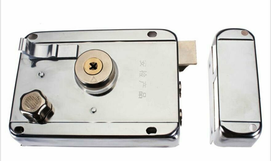 Замок Накладной "DOOR LOCK" 9228 крест. ключ