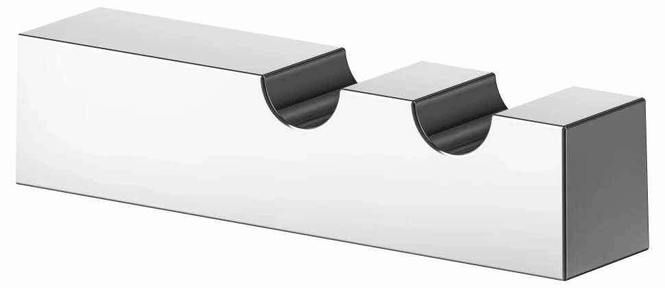 Крючок KEUCO Edition 90 Square 19115010000 двойной, для ванны, хром