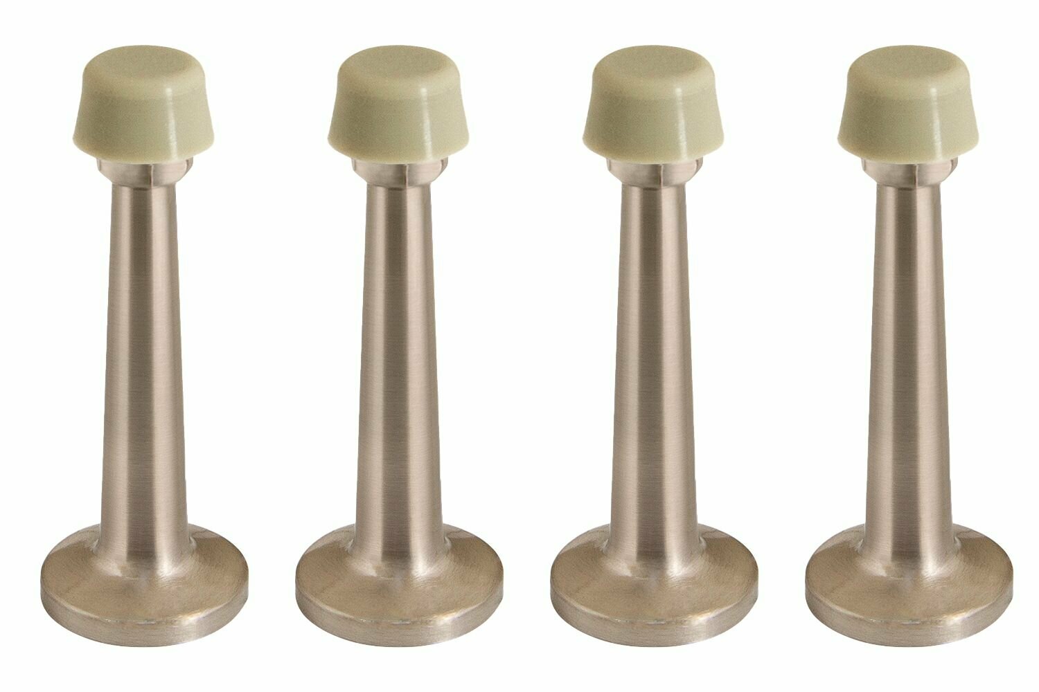 Упор дверной Fuaro (Фуаро) настенный DS-15 SN матовый никель (комплект 4 штуки)