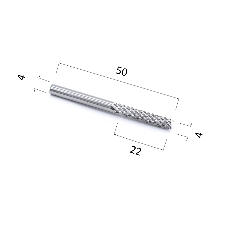 Фреза DJTOL AST422 рашпильная кукуруза (по дереву, композиту (АКП), пластику)