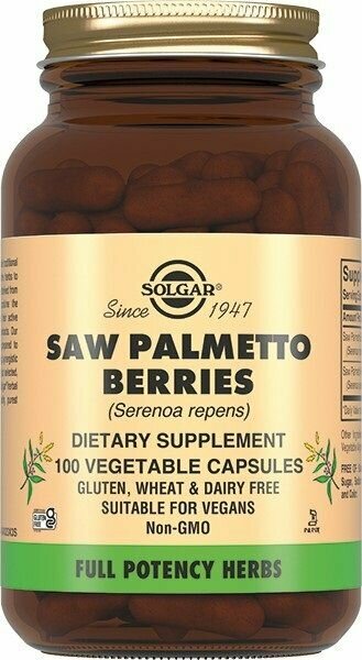 SOLGAR Солгар ягоды со пальметто 100 шт. капсулы массой 639 мг