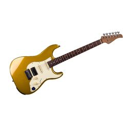 Mooer gtrs s800 gold электрогитара со встроенным процессором, hss, палисандр, золотистый цвет