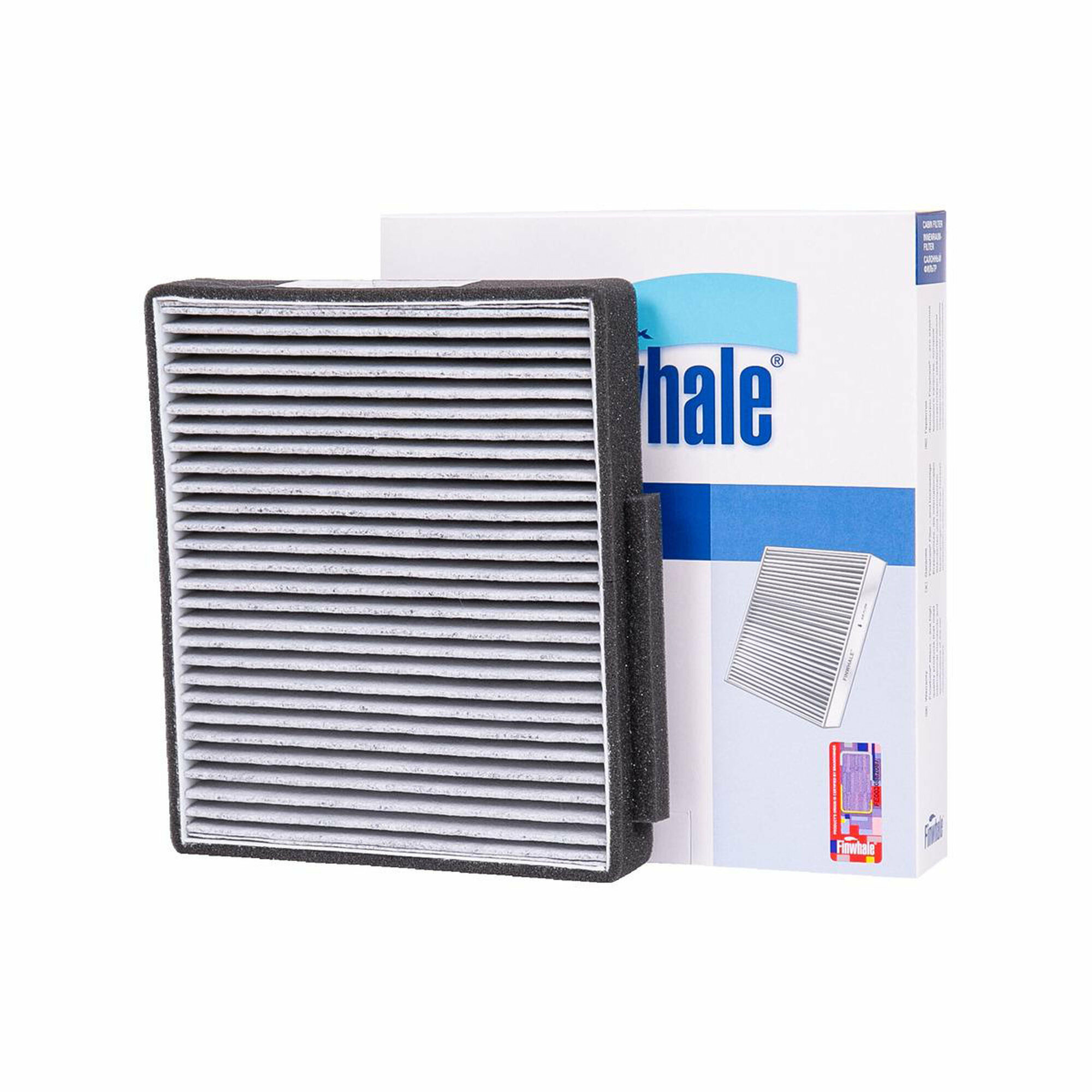 Фильтр салона противопыльный (угольный) ВАЗ-2170 Приора (с A/C Panasonic) FINWHALE