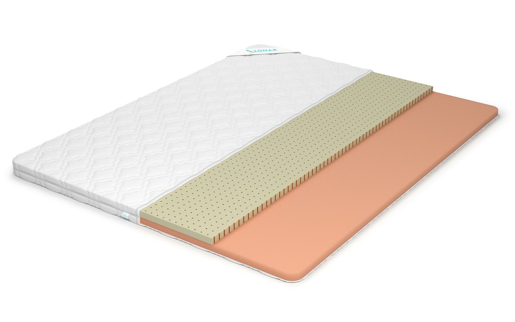 Топпер LONAX ППУ LATEX 6 80/200 см 80/200 см Размеры: Высота 70мм Глубина 2000мм Ширина 800мм