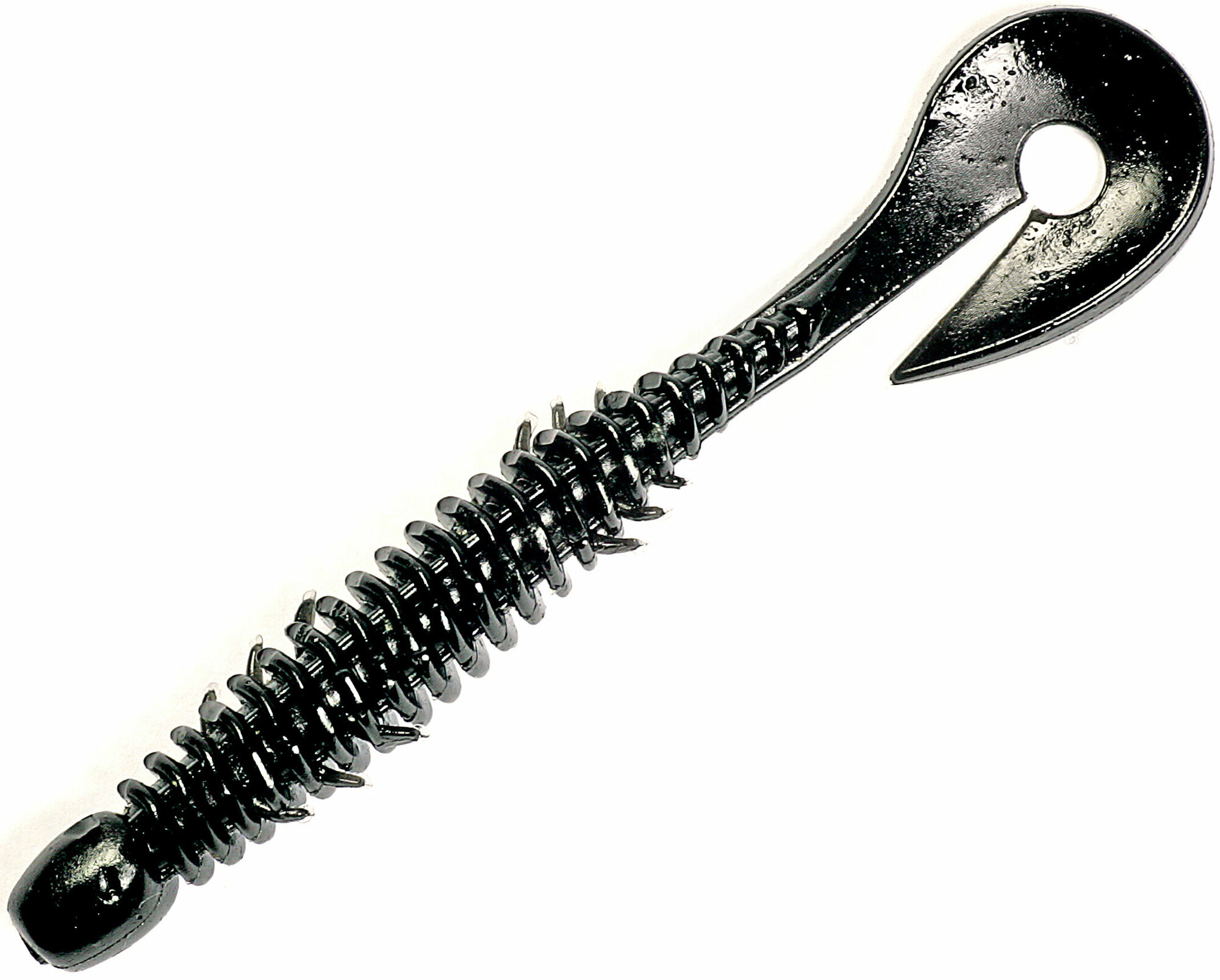 Твистер JACKALL Wobbring 2,5" (10 шт.) solid black