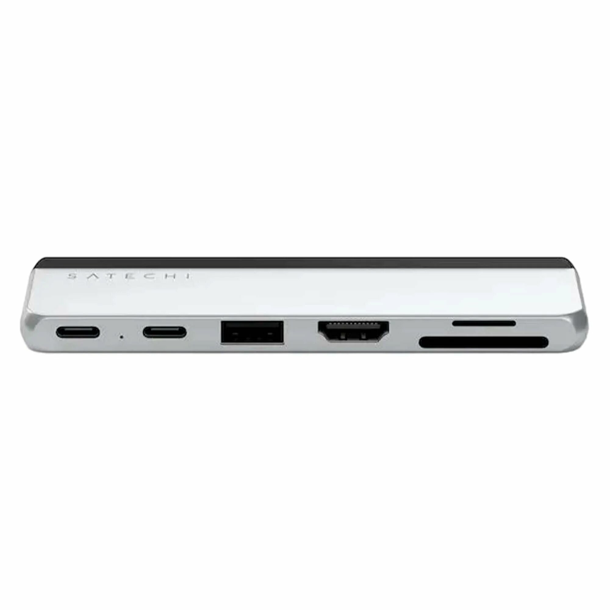 Satechi Dual USB-C Hub For Surface Pro 9 silver хаб двойной