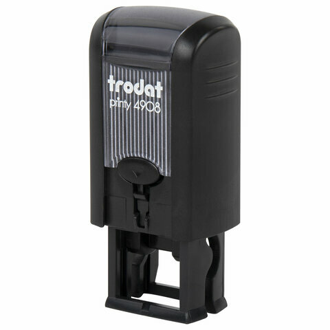 2 шт. Оснастка для штампа, размер оттиска 15х7 мм, синий, TRODAT 4908 P3, подушка в комплекте, 95114