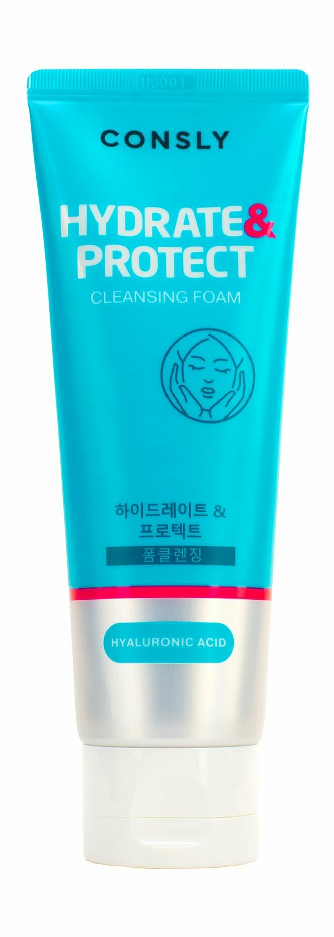 CONSLY Пенка для умывания с гиалуроновой кислотой увлажняющая, 120 мл