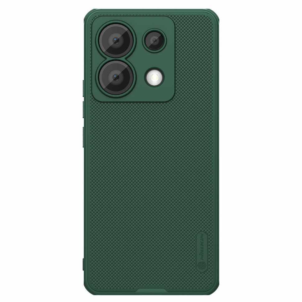 Накладка Nillkin Frosted Shield Pro пластиковая для Xiaomi Redmi Note 13 Pro 5G / Poco X6 5G Green (зеленая)