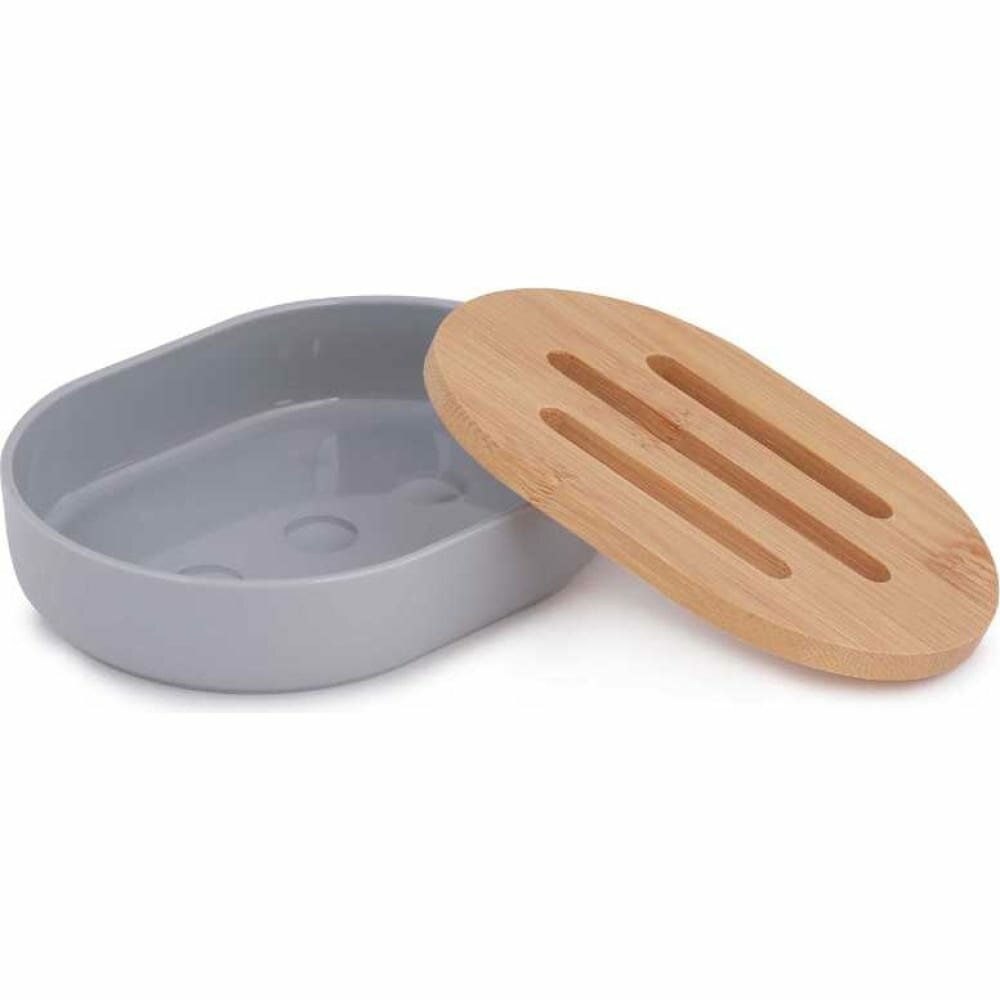 Мыльница ЗПИ «Альтернатива» "Бамбук" серый М8063