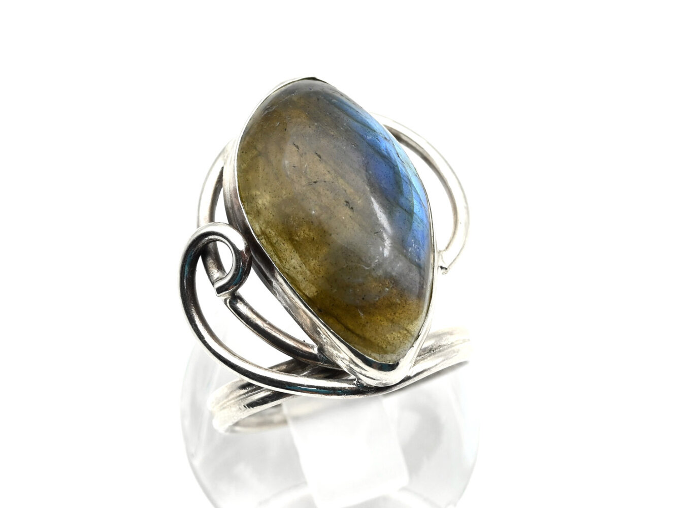 Кольцо, лабрадорит