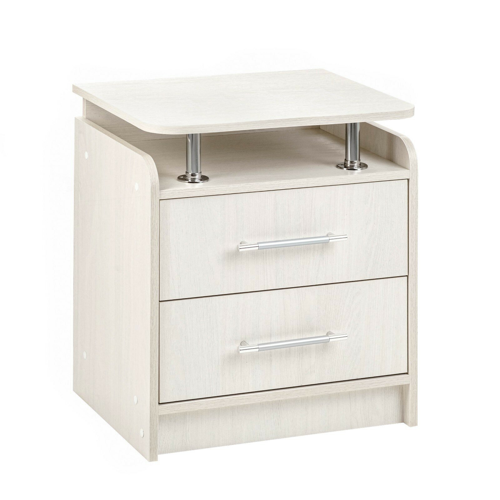 Тумба прикроватная «Клик Мебель. Милан», 600×500×410 мм, цвет ясень анкор светлый