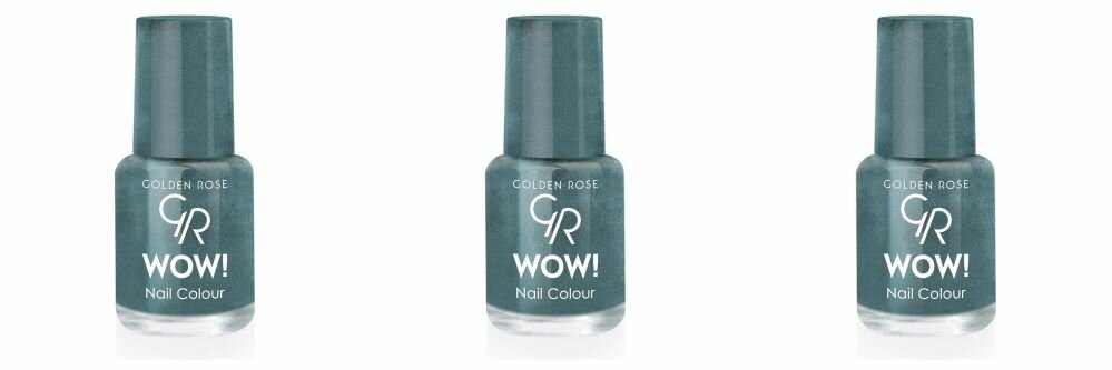 Golden Rose Лак для ногтей WOW! Nail Color, тон 118, 3 шт.