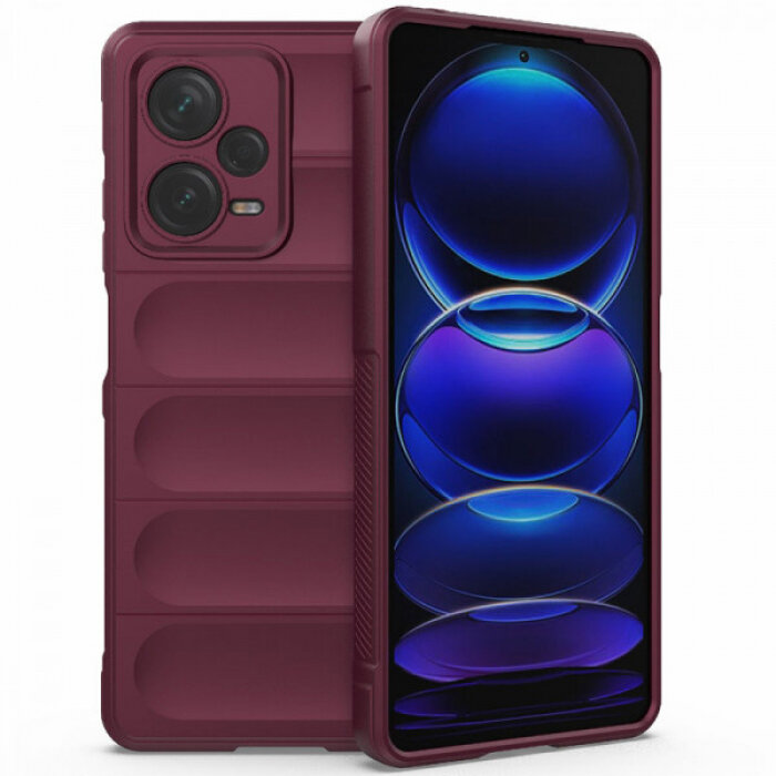Flex Silicone Противоударный чехол для Xiaomi Redmi Note 12 Pro Plus 5G с защитой камеры и микрофиброй