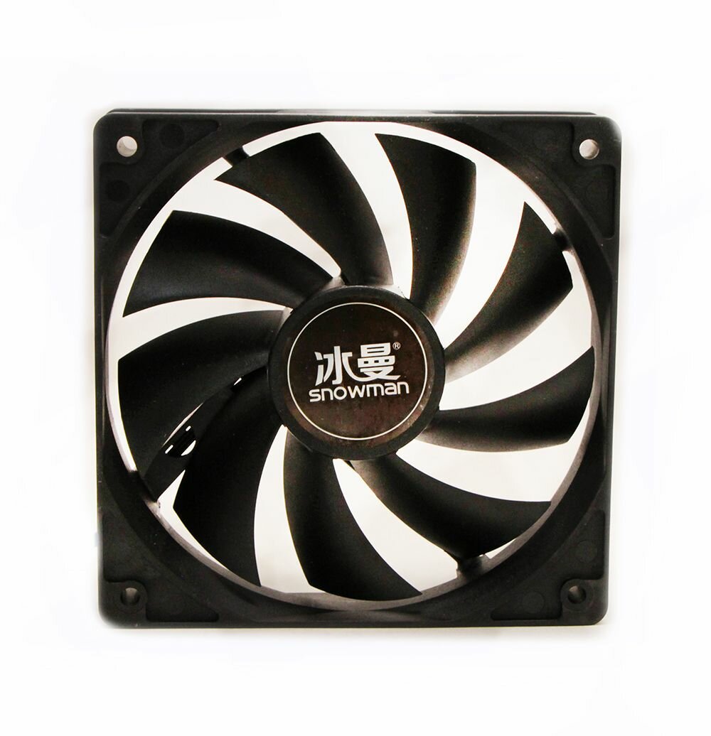 Вентилятор для компьютера Snowman 120мм черный