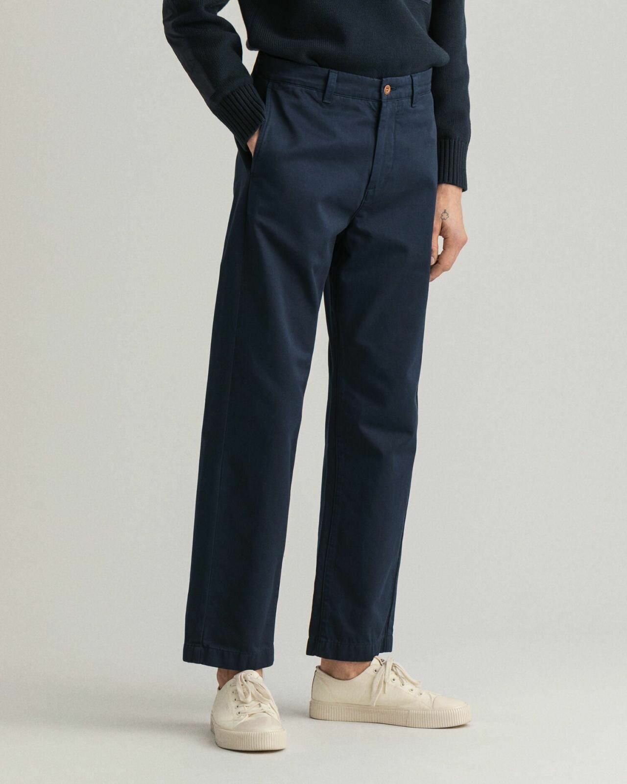 Брюки чинос STRAIGHT TWILL CHINOS