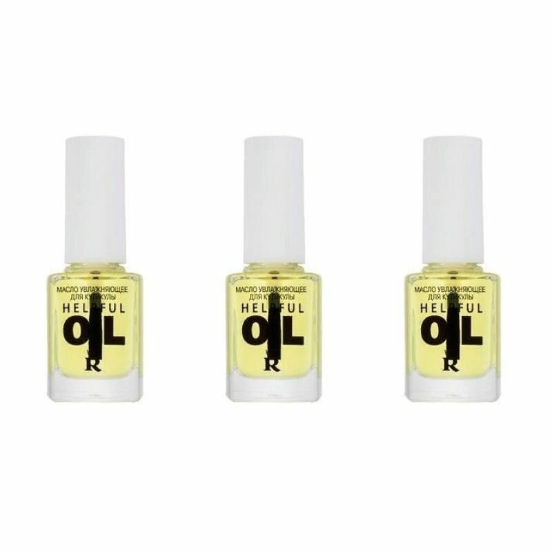 Relouis Масло для кутикулы Helpful oil, Увлажняющее, 10.5, 3 шт