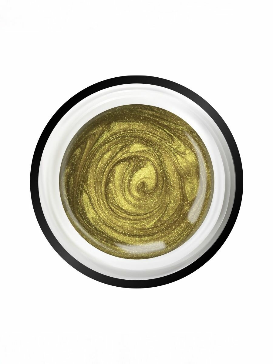 Nail Club Гель-краска с шиммером, с липким слоем GO-62 Gold 999