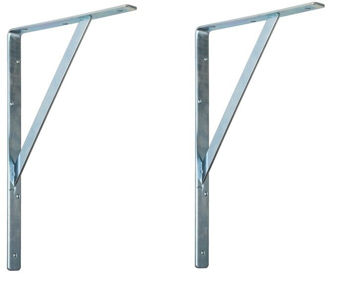 Консоль VORMANN Steg усиленная 400х250х30 мм (сталь, 2 шт)