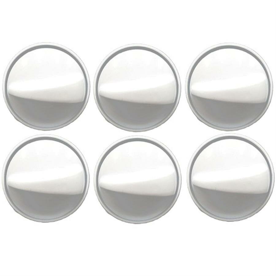 Комплект ручек 01041653 для электроплиты (стиль F/E) без таймера Дарина EM331, 341, EC241 (белые)