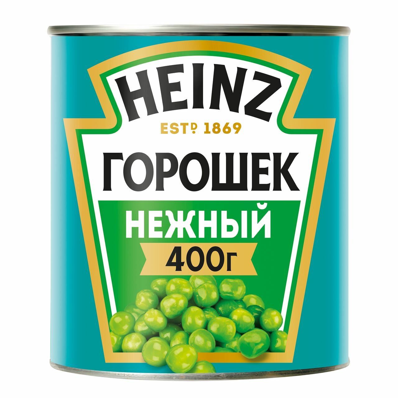 Горошек зеленый HEINZ Нежный, из мозговых сортов, 400г x 3 упаковки