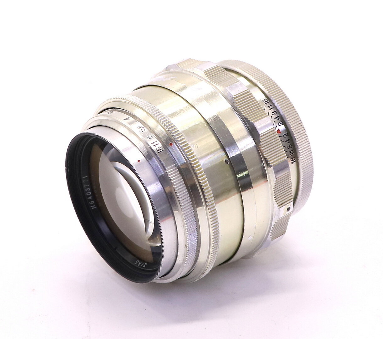 Мануальный Юпитер-9 2/85mm М39 (СССР, 1966)