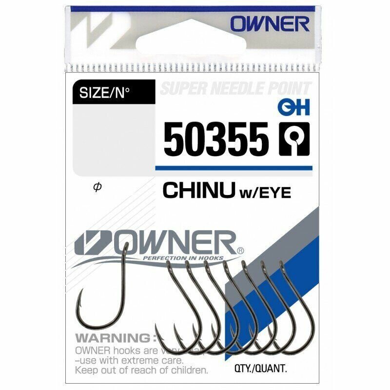 OWNER Крючок Chinu w/eye BC N5 12шт.