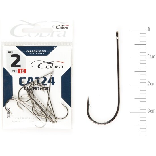 Крючки Cobra ALLROUND CA124 размер 002 10шт.