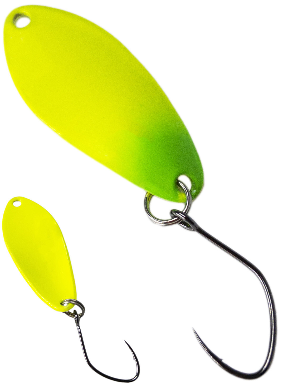 Набор 2ШТ Блесна колебалка Зябликов Пиксель 3 см. 2гр fluo