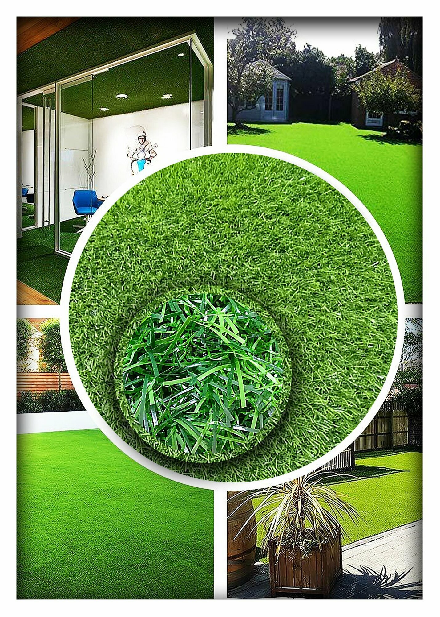 Искусственный газон 1.5 на 2 (высота ворса 22 мм) искусственное покрытие