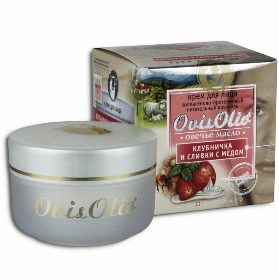 Овечье масло OvisOlio крем д/лица Брют-виноград. косточка 50 мл